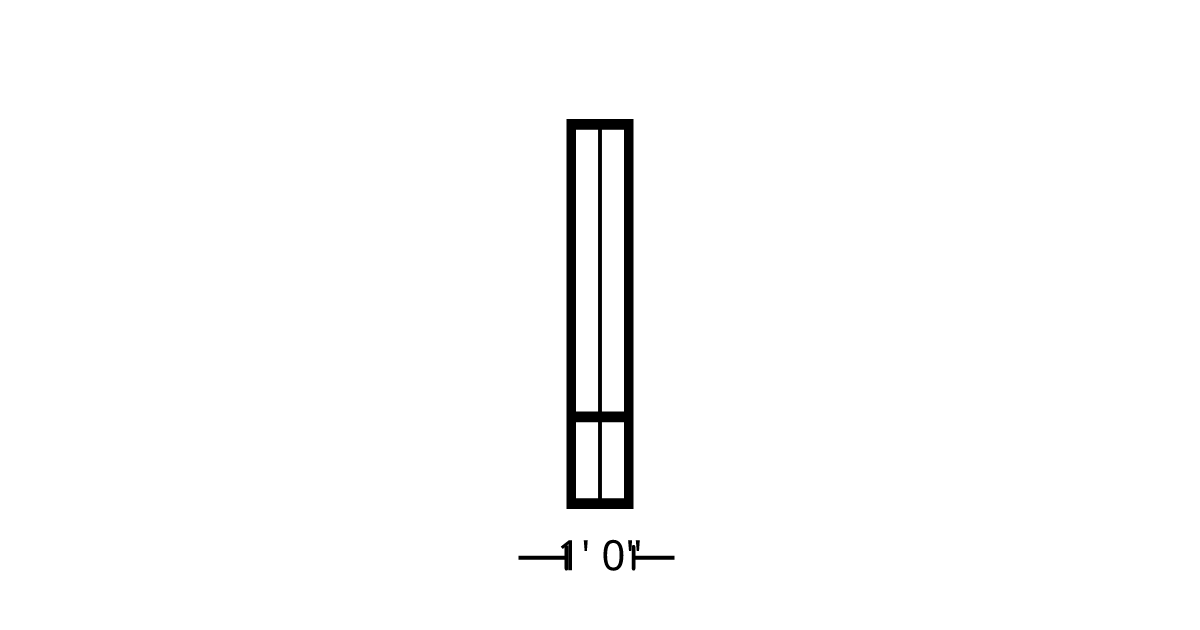 Fence | 1ft 0in Wide, Single Pickets | StandardGates™